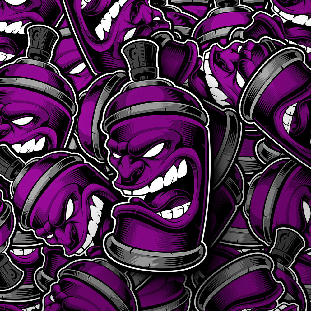 Collection Of Graffiti Stickers