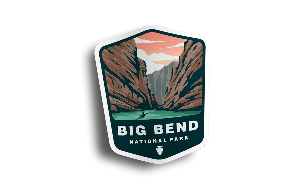 Big Bend National Park Sticker – Piggy Print Stickers