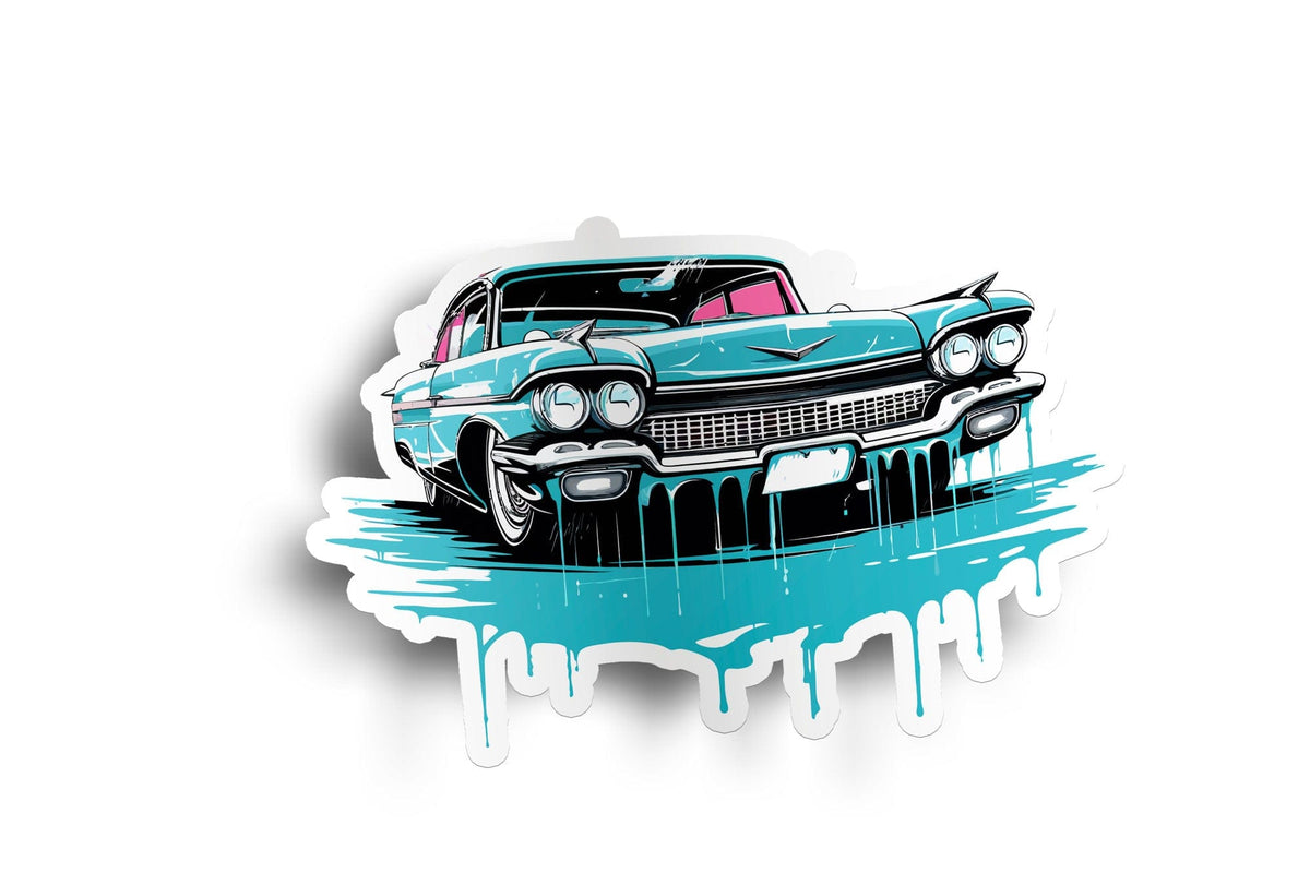 Vintage Low Rider Car Decal – Piggy Print Stickers