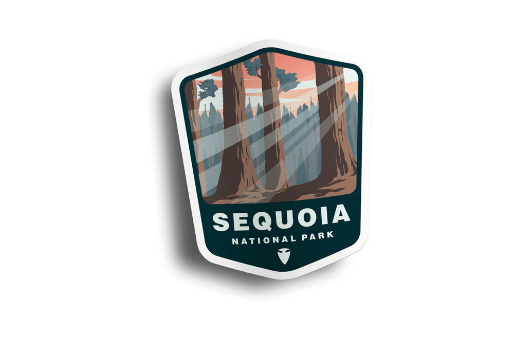 Sequoia National Park Sticker – Piggy Print Stickers